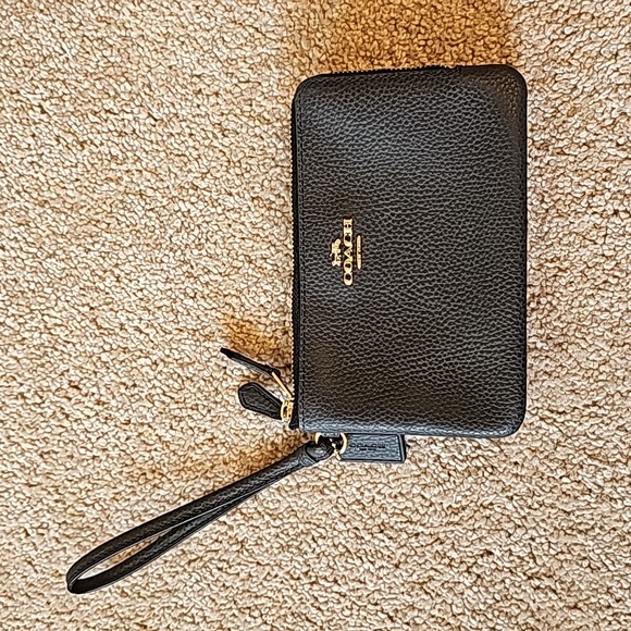 Coach | Bags | Coach Double Corner Zip Wristlet | Poshmark